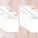 Printable Daily Notes, Print at Home College Student Lined Note Taking ...