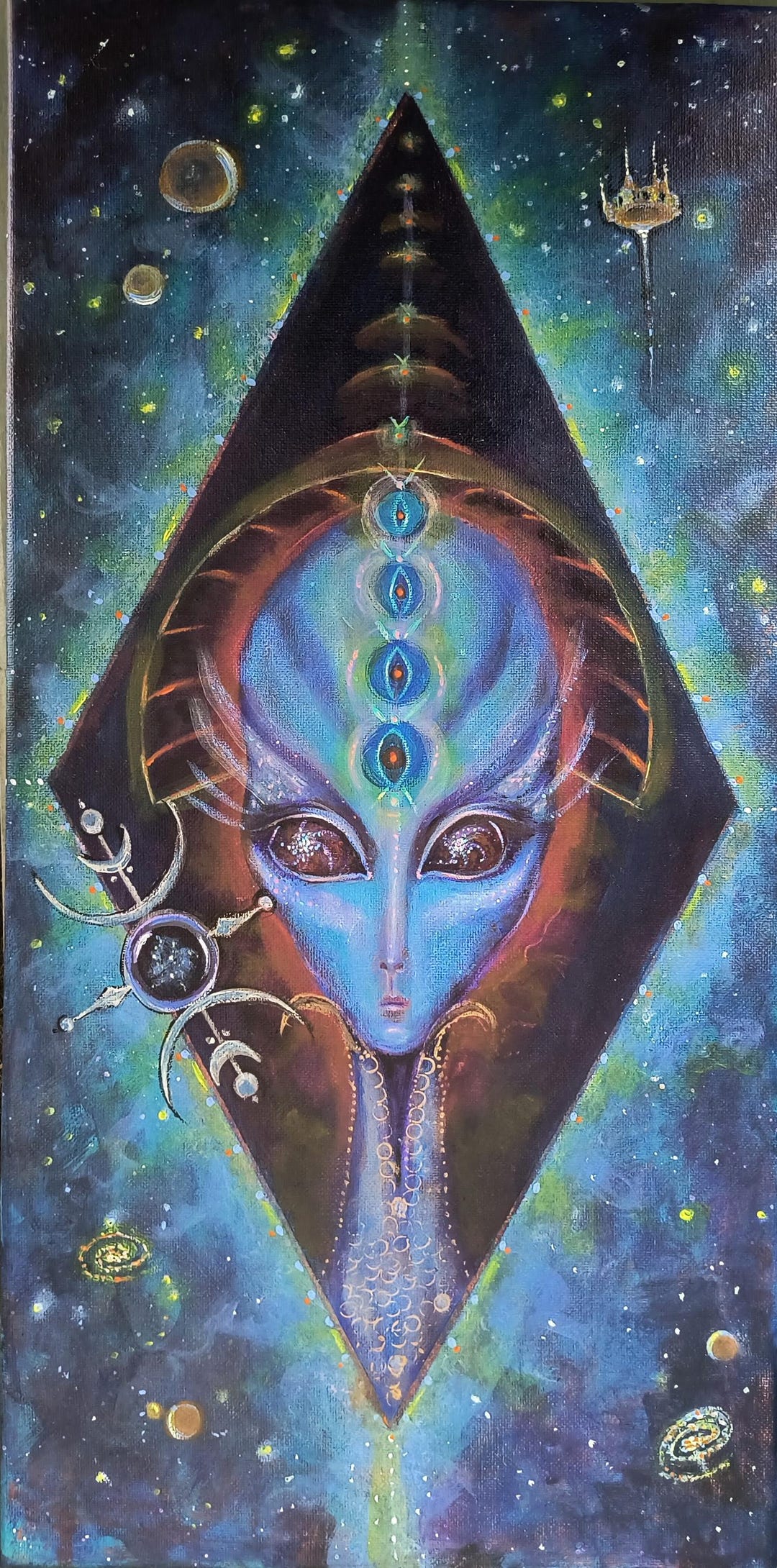 Original Acrylic Painting, "transfiguration of Consciousness"original ...