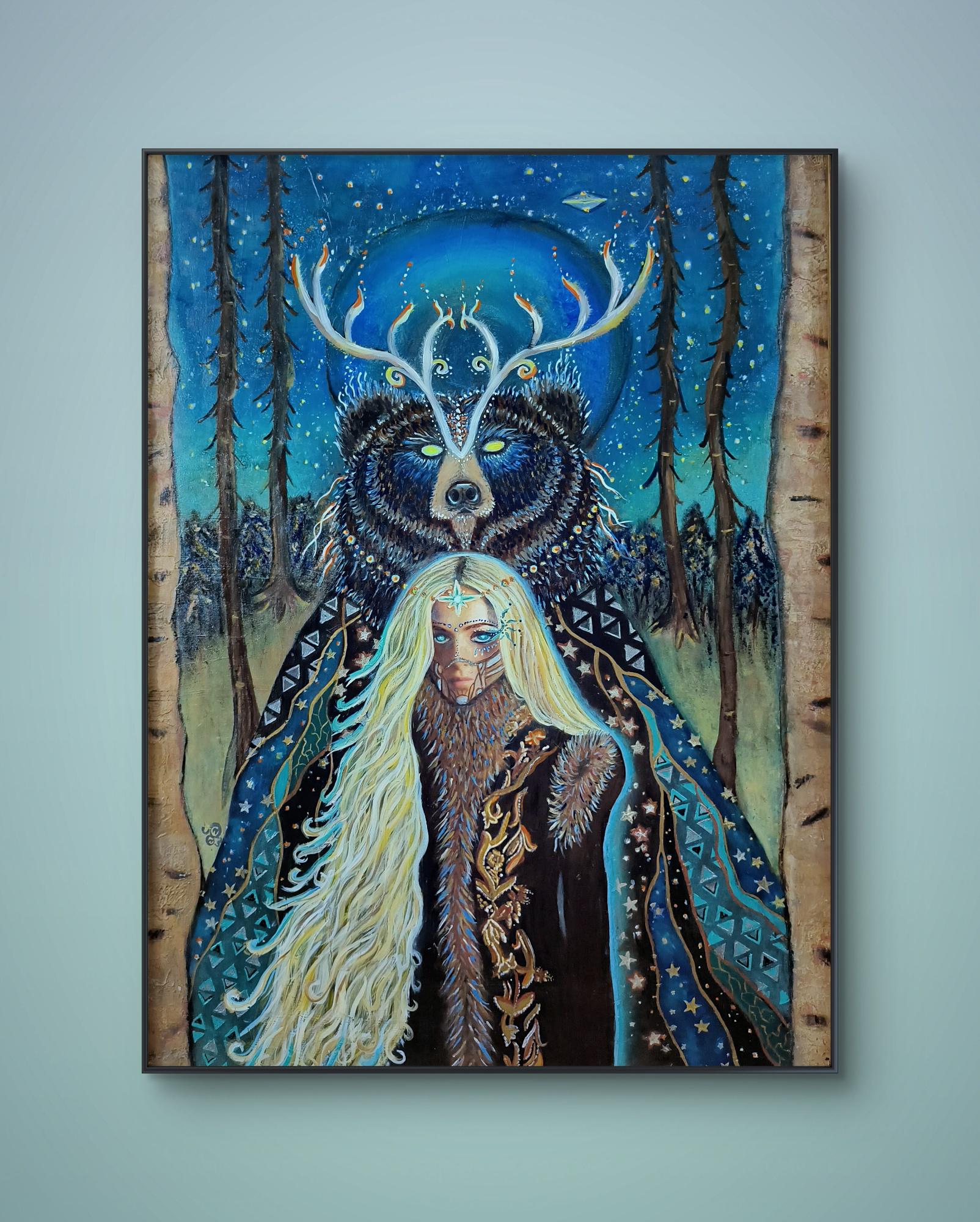 Bear Spirit Greeting Card - Etsy