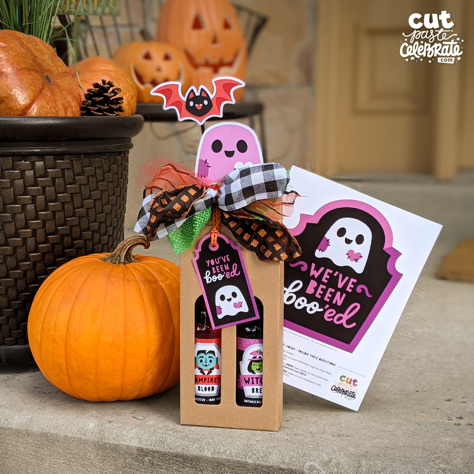 Printable Halloween Gift Tags - Includes Print & Cut Pngs for Cricut ...