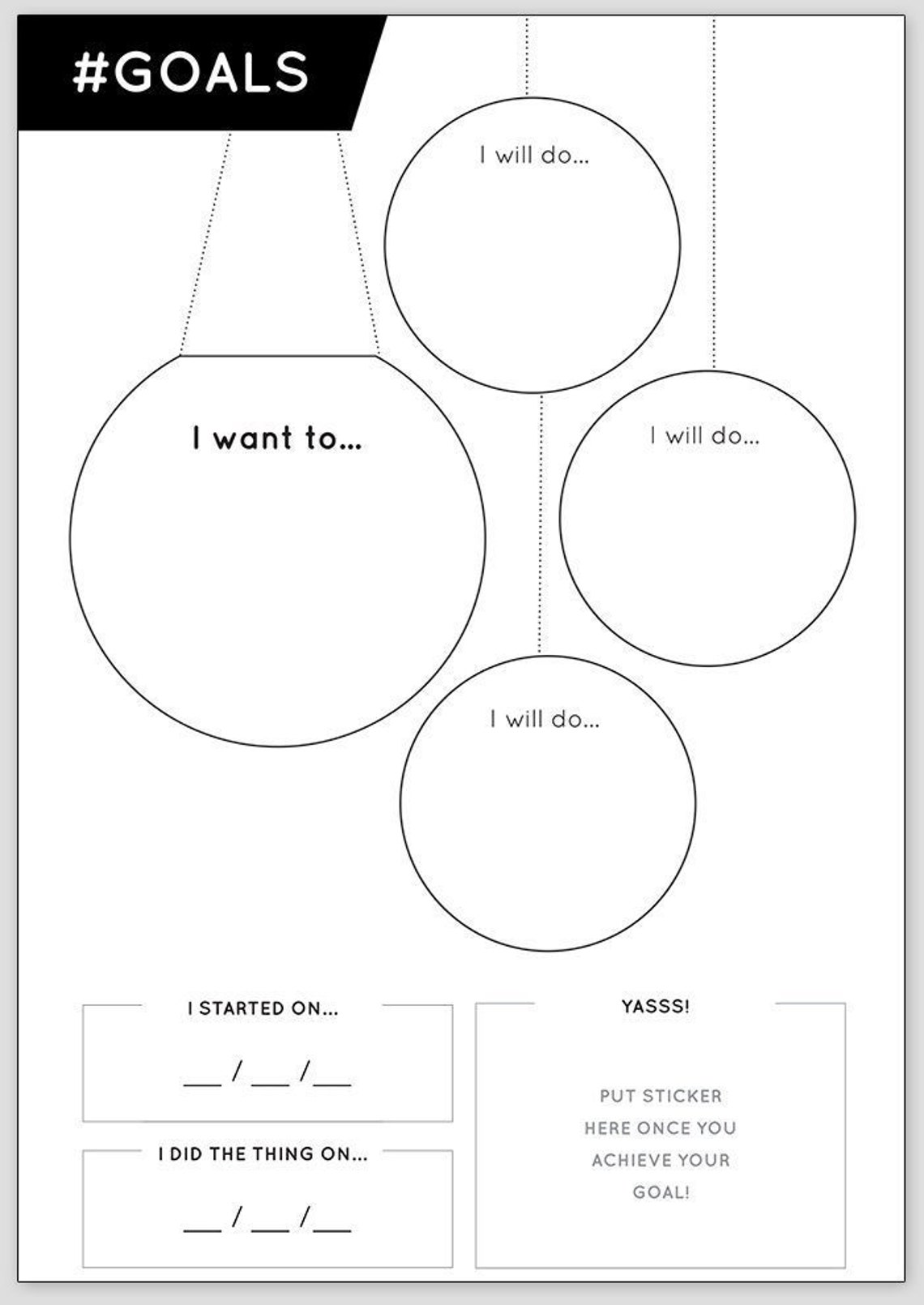 Aerial/circus Student Goal Tracking Worksheet PDF - Etsy