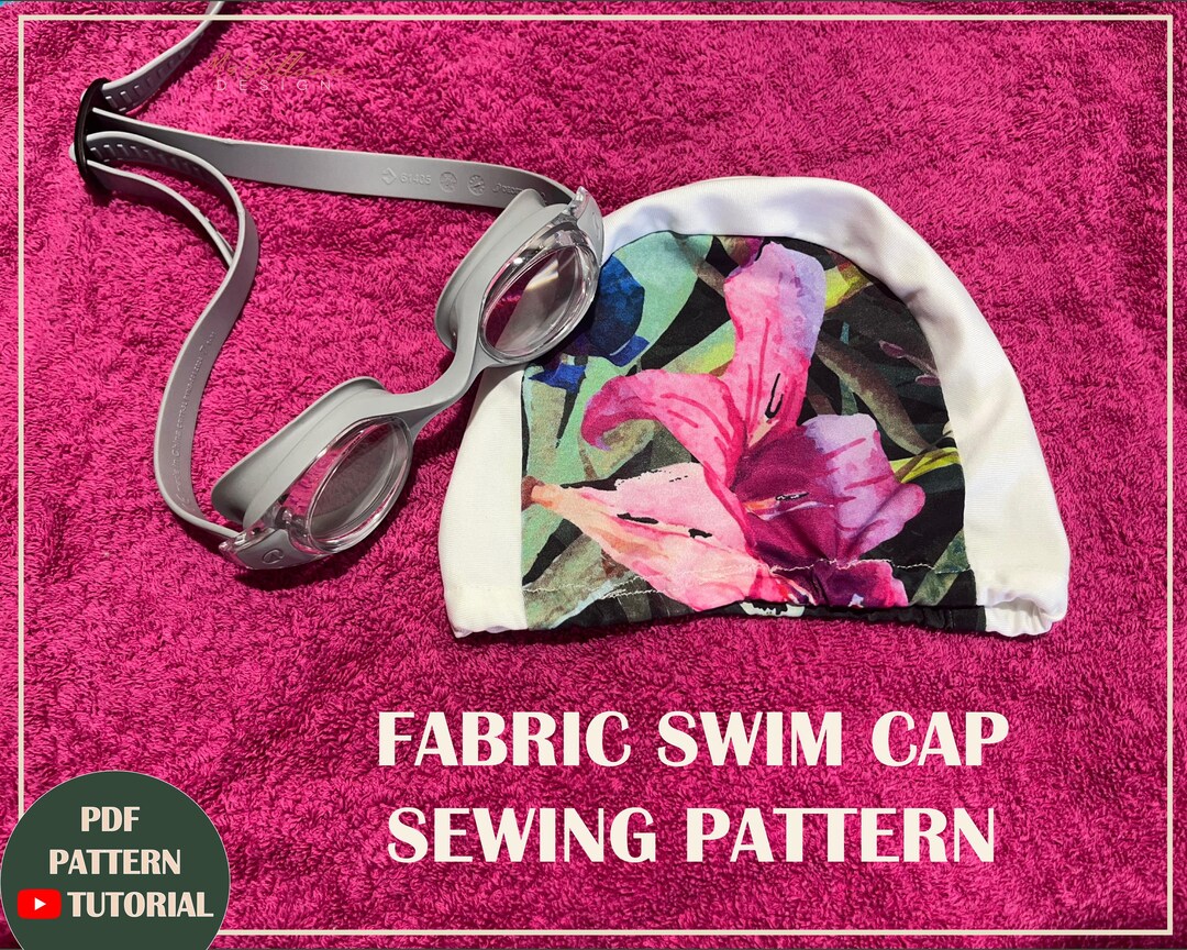 Swim Cap Sewing Pattern, Fabric Swim Cap Pattern in PDF - Etsy