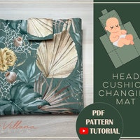PDF PATTERN + VIDEO With Templates: Contoured Changing Pad Cover ...