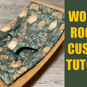 Wooden Rocker Cushion Sewing Pattern, PDF Sewing Pattern, Baby Rocker ...