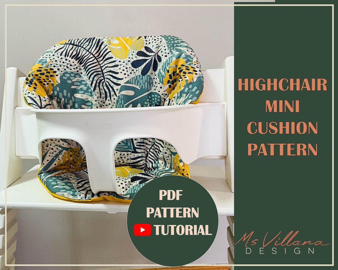 Highchair Cushion Mini Pattern That Fits Tripp Trapp Chair, Pattern and ...