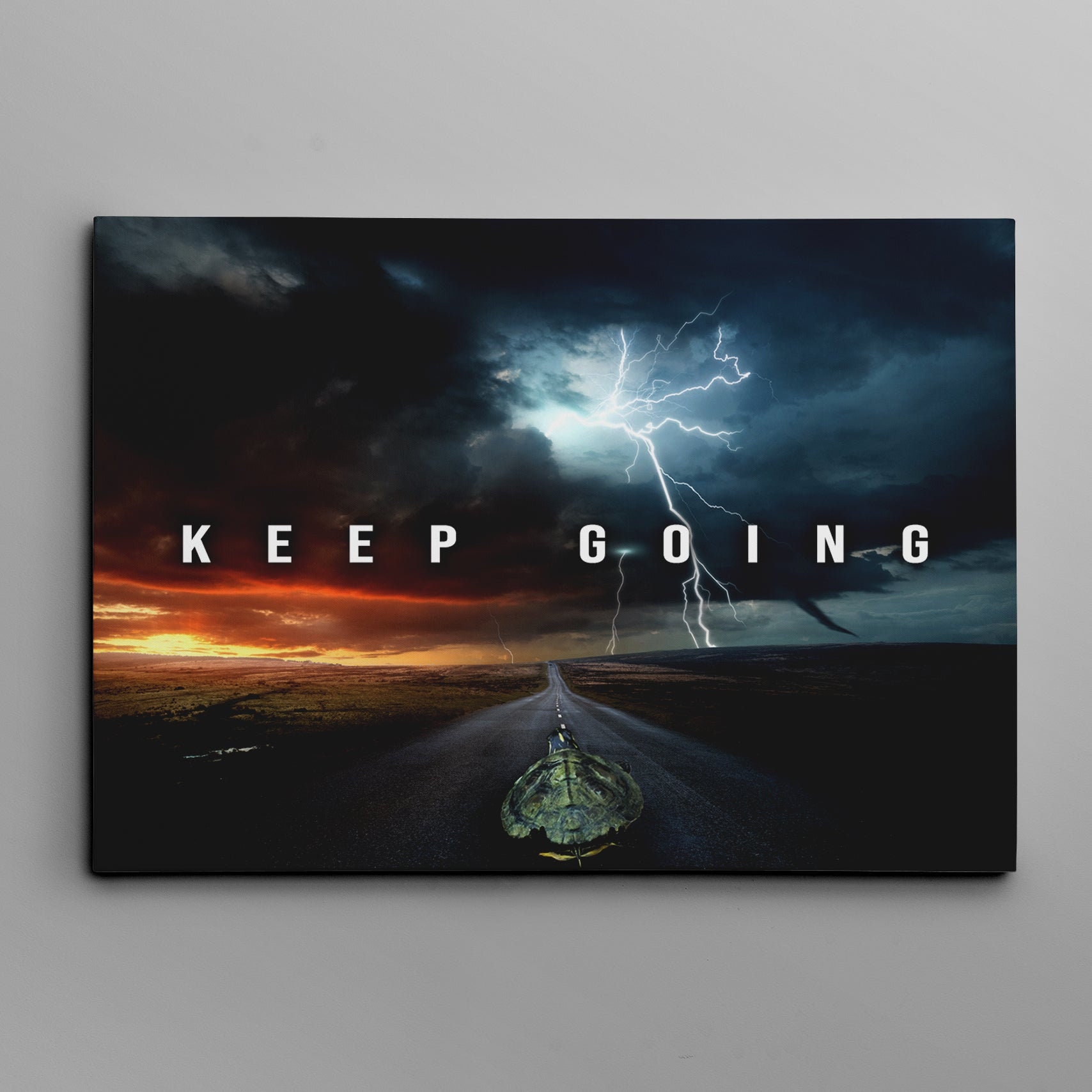 KEEP GOING TURTLE Motivational Canvas Motivational - Etsy