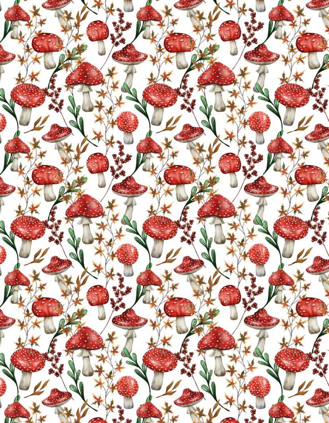 Mushroom Clay Tattoo Sheet Tattoo Transfer Clay Transfer - Etsy