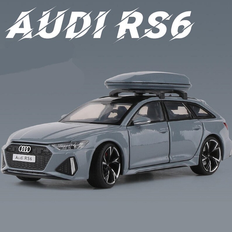 Audi RS6 Alloy Car Model Children's Toy Sound and Light - Etsy