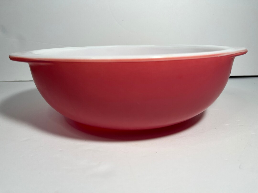 Vintage Pink Flamingo Pyrex 024 2 Quartz Retro Mid Century Bowl ...