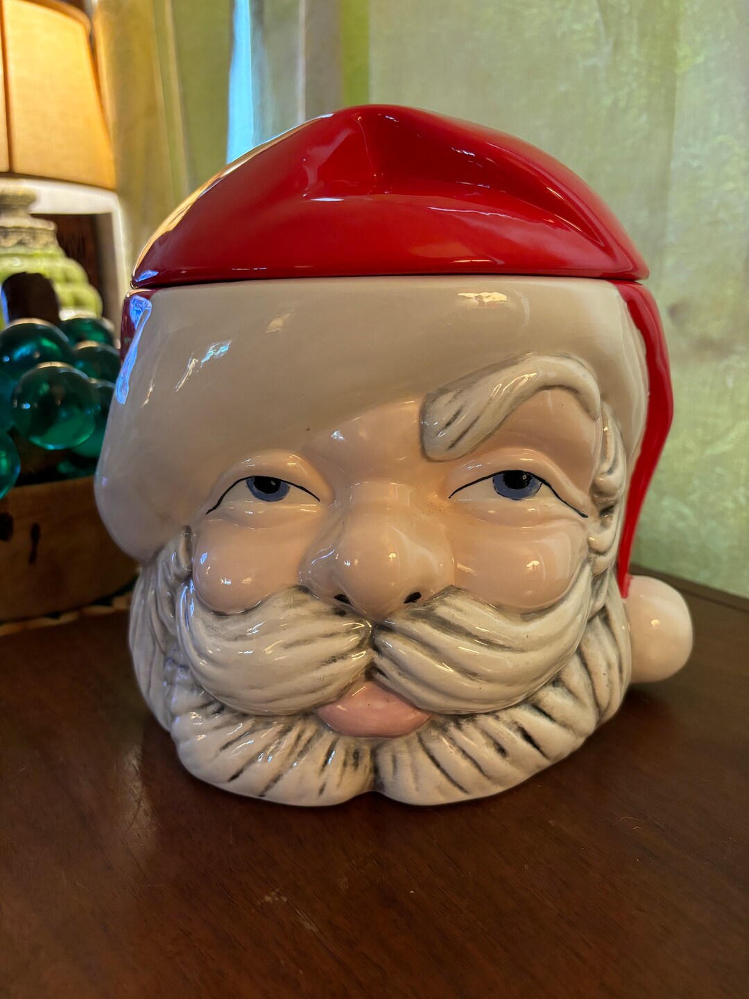 1950s Jamar Mallory Ceramic Santa Claus Cookie Jar 1951 Ceramic Mold ...