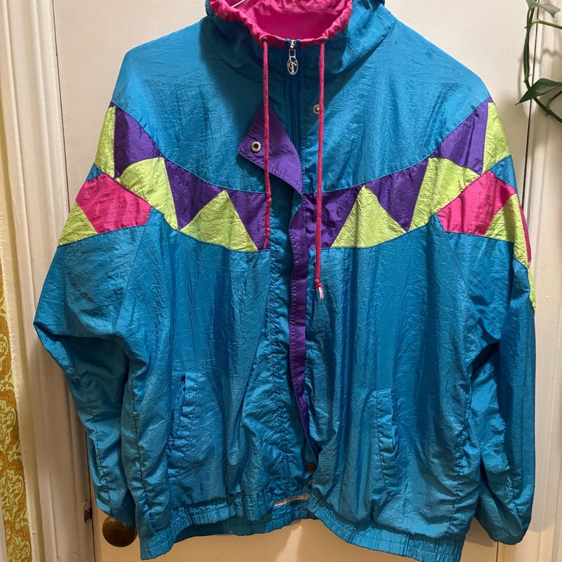 80s Windbreaker - Etsy