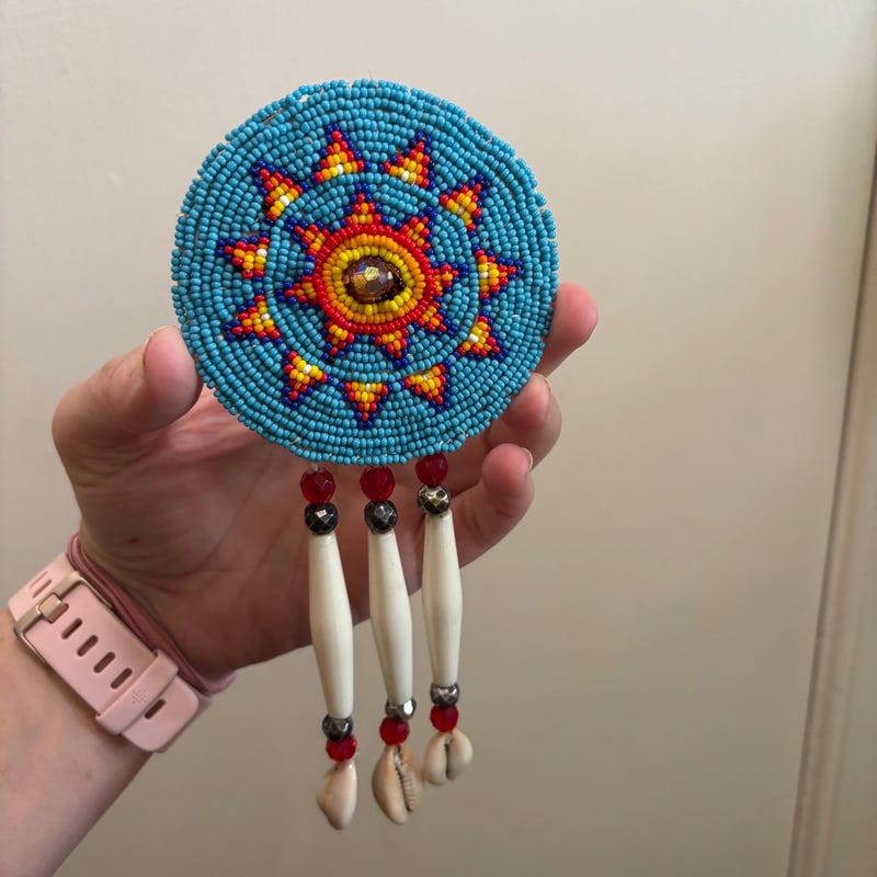 Beaded Medallion Native - Etsy