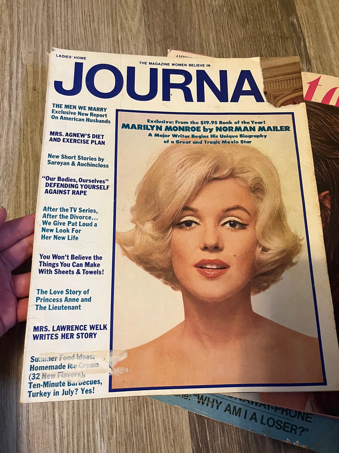Ladies Home Journal July 1973 Magazine Marilyn Monroe by Norman Mailer ...