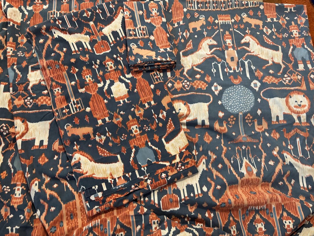 Vintage 1976 Martex Inger Mccabe Elliot Magical Kingdom Bedding Set ...