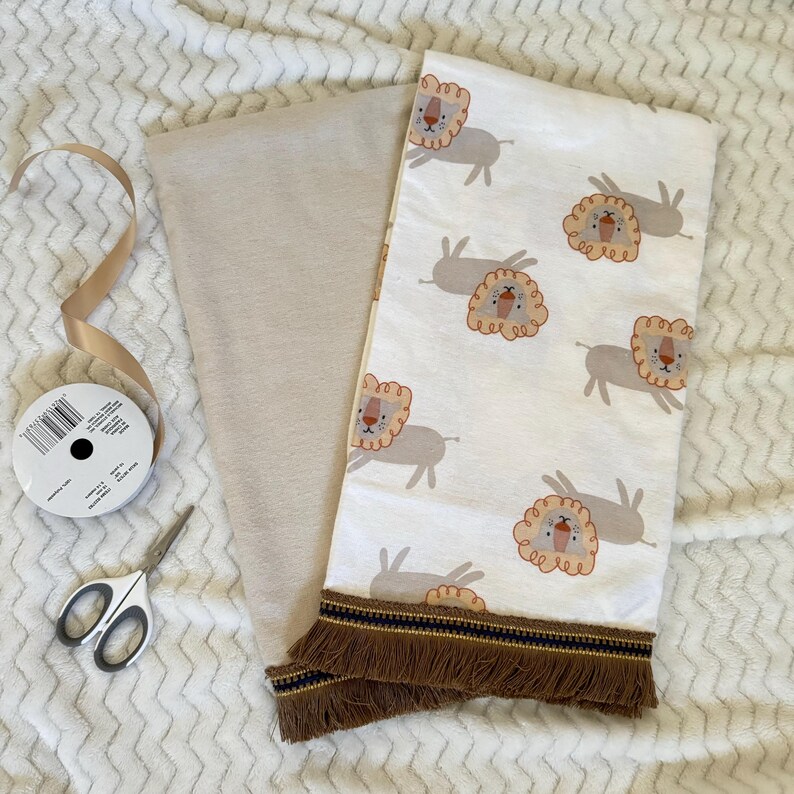 Baby Hebrew Israelite Receiving Cotton Blanket Set W/fringes-brown ...