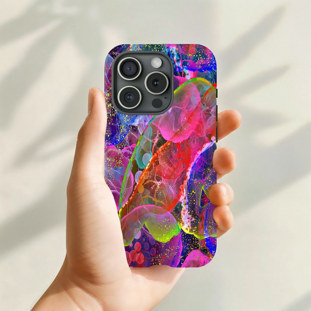 Colorful Contemporary Artist Design Magsafe Phone Case Vivid Colors ...