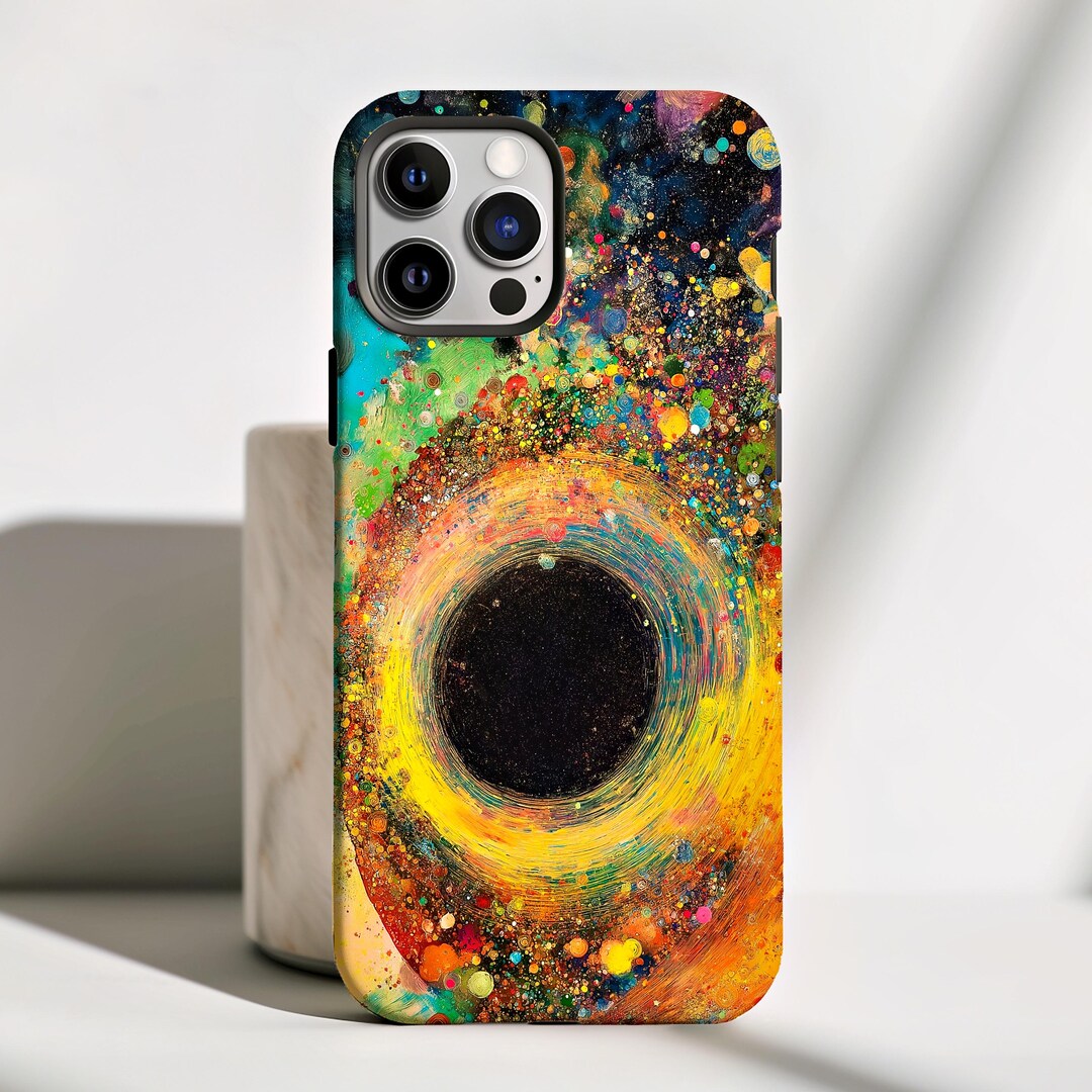 Colorful Celestial Swirl Phone Case for iPhone 13 14 15 16, Plus Pro ...