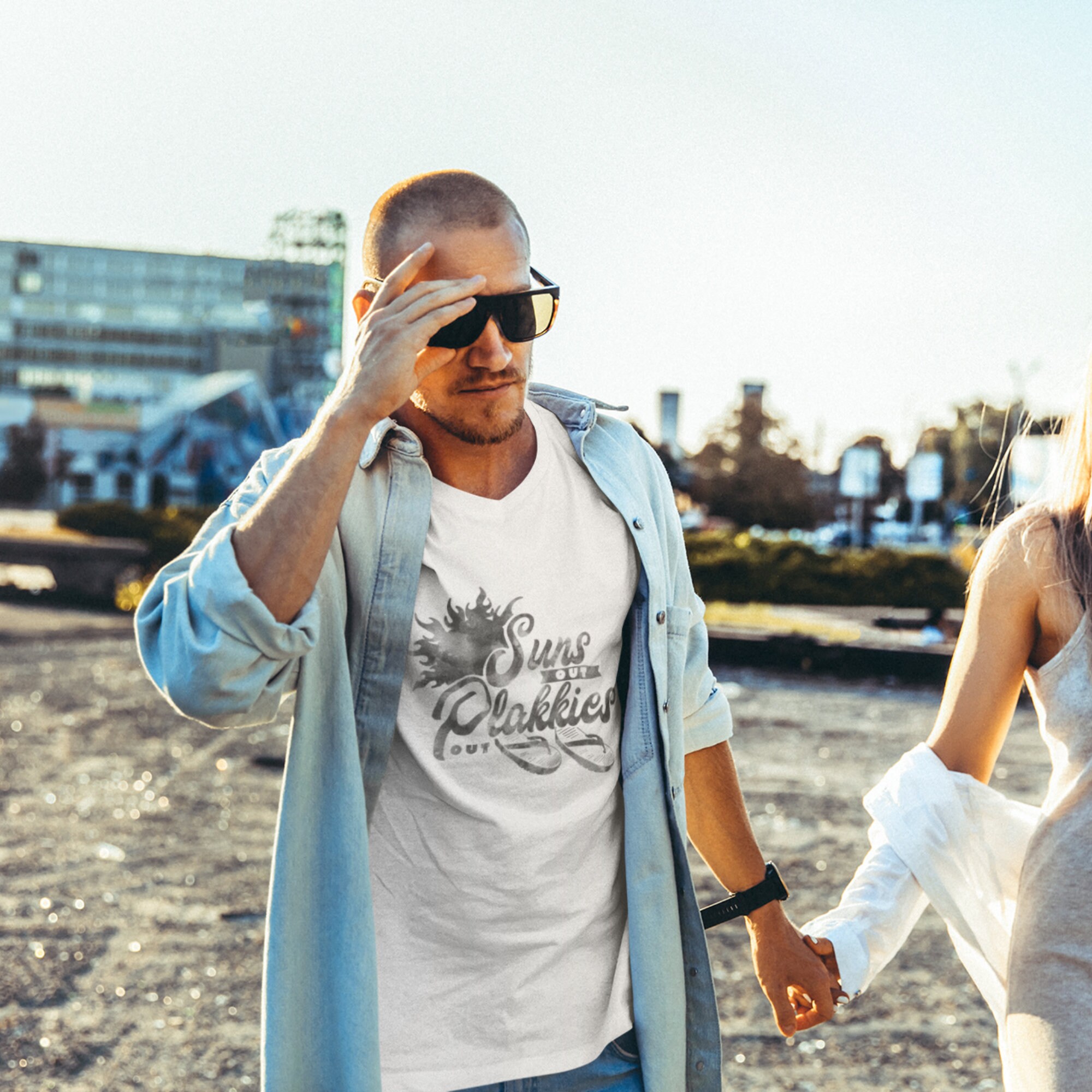 South African Summer Plakkies T Shirt Suns Out Plakkies Out. Flip Flops ...