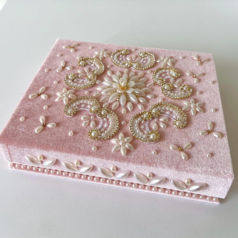 Rhinestone Jewelry Box - Etsy
