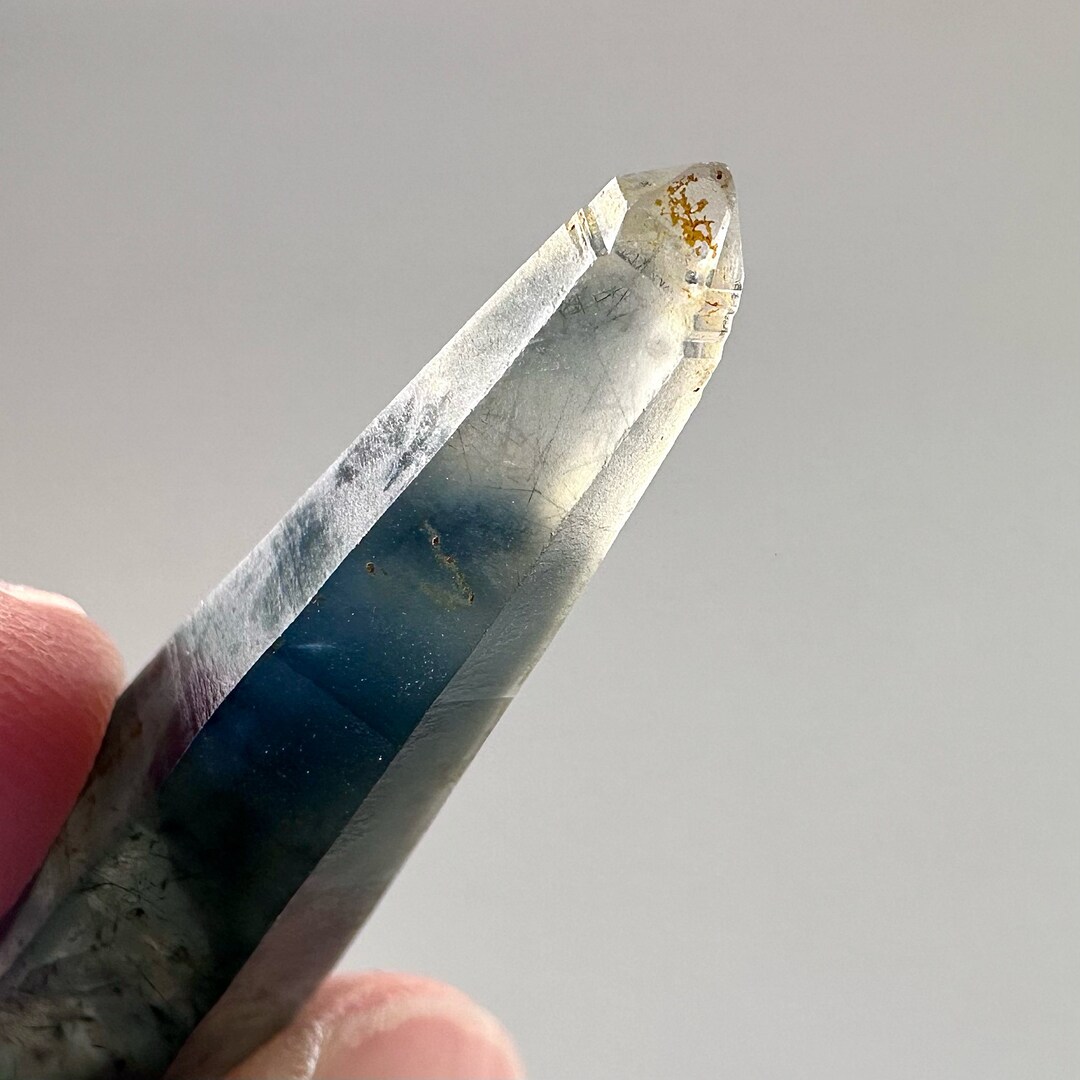 Rare Golden Healer Blue-black Riebeckite Phantom Malawi Smoky Quartz 3 ...