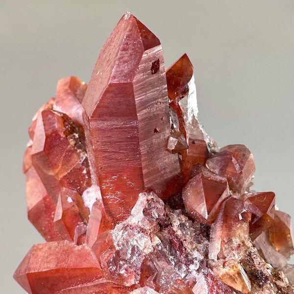 Red Quartz - Etsy