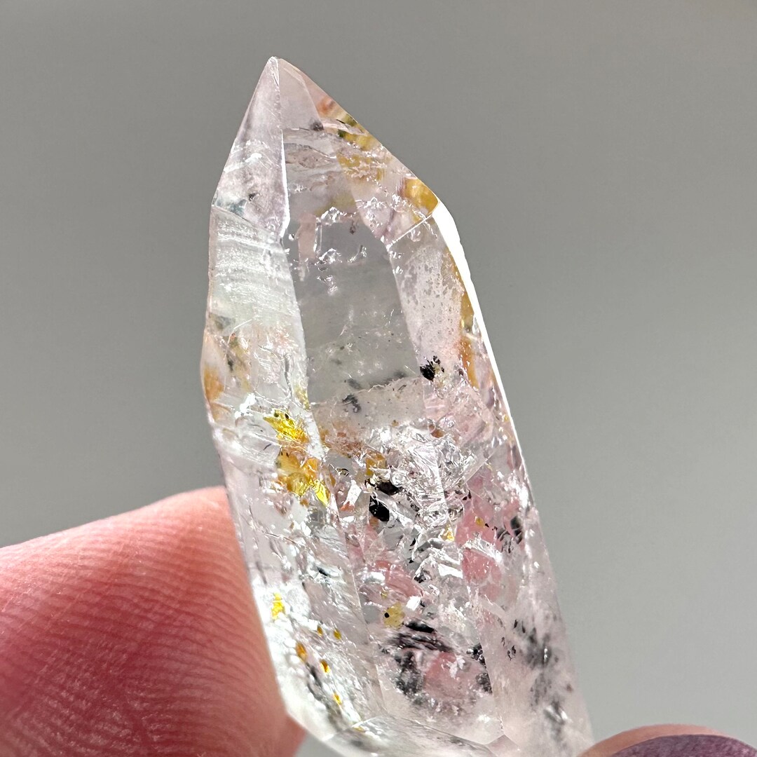 Large Moving Bubble & Moving Carbon Inclusions Unique - Etsy