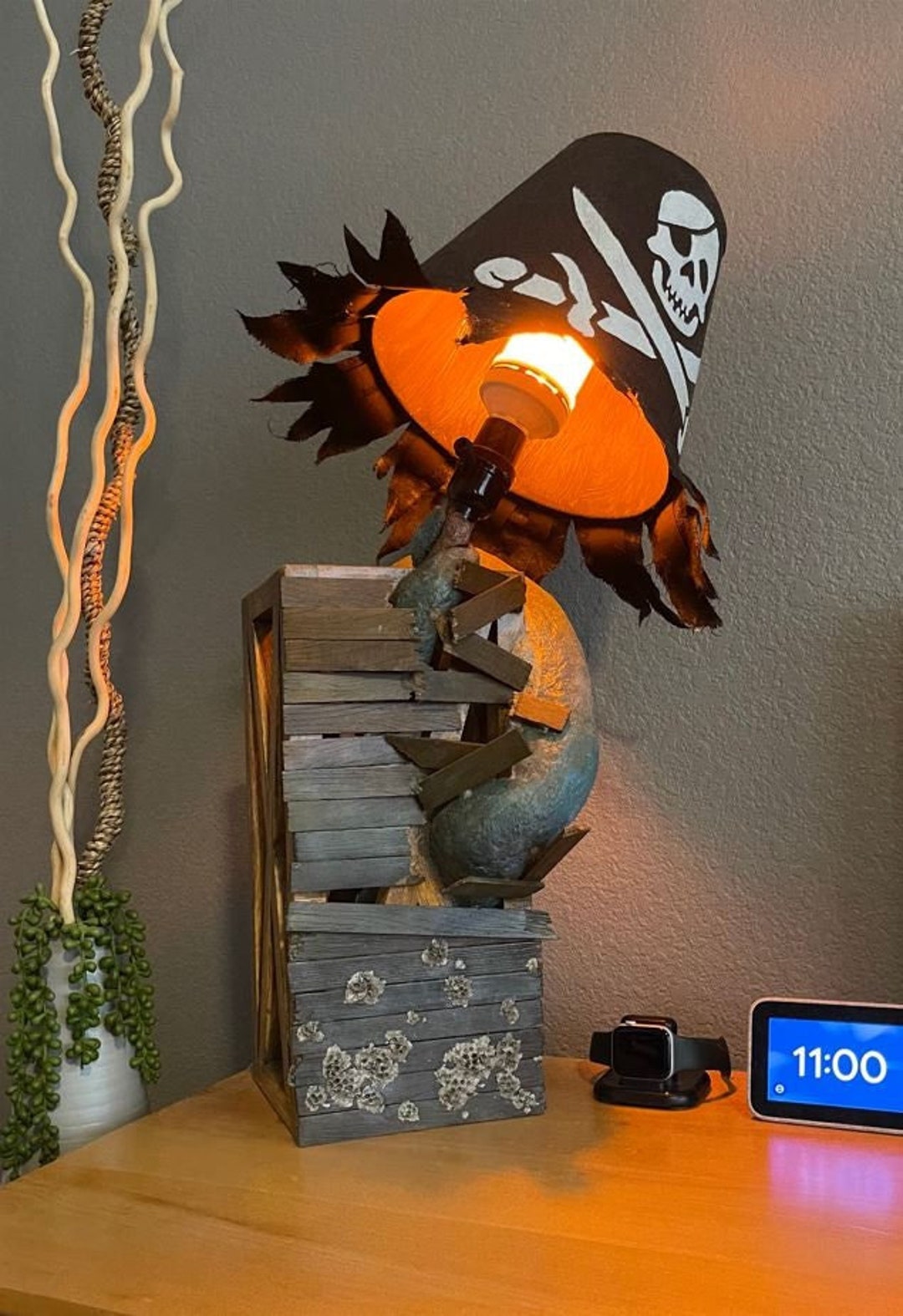 Pirate Shipwreck Lamp - Kraken / Octopus - Etsy
