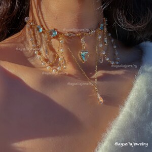 Royalcore Necklace, Bridgerton Jewelry, Bride Jewelry, Coquette ...