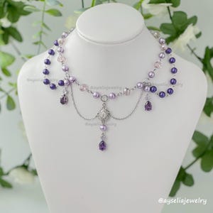 Royalcore Necklace, Bridgerton Jewelry, Bride Jewelry, Coquette ...