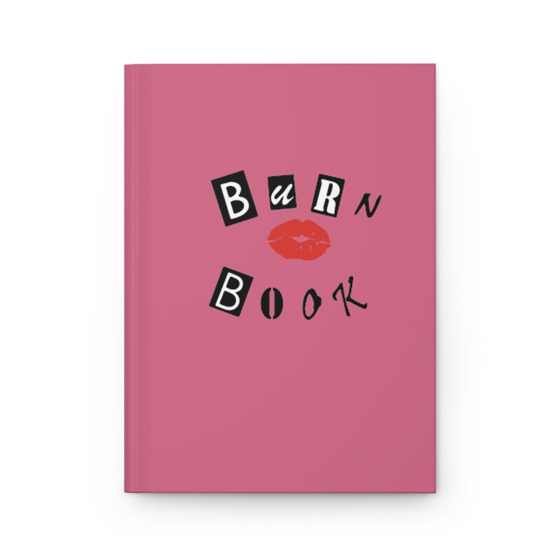 Mean Girls Burn Book Hardcover Journal Etsy