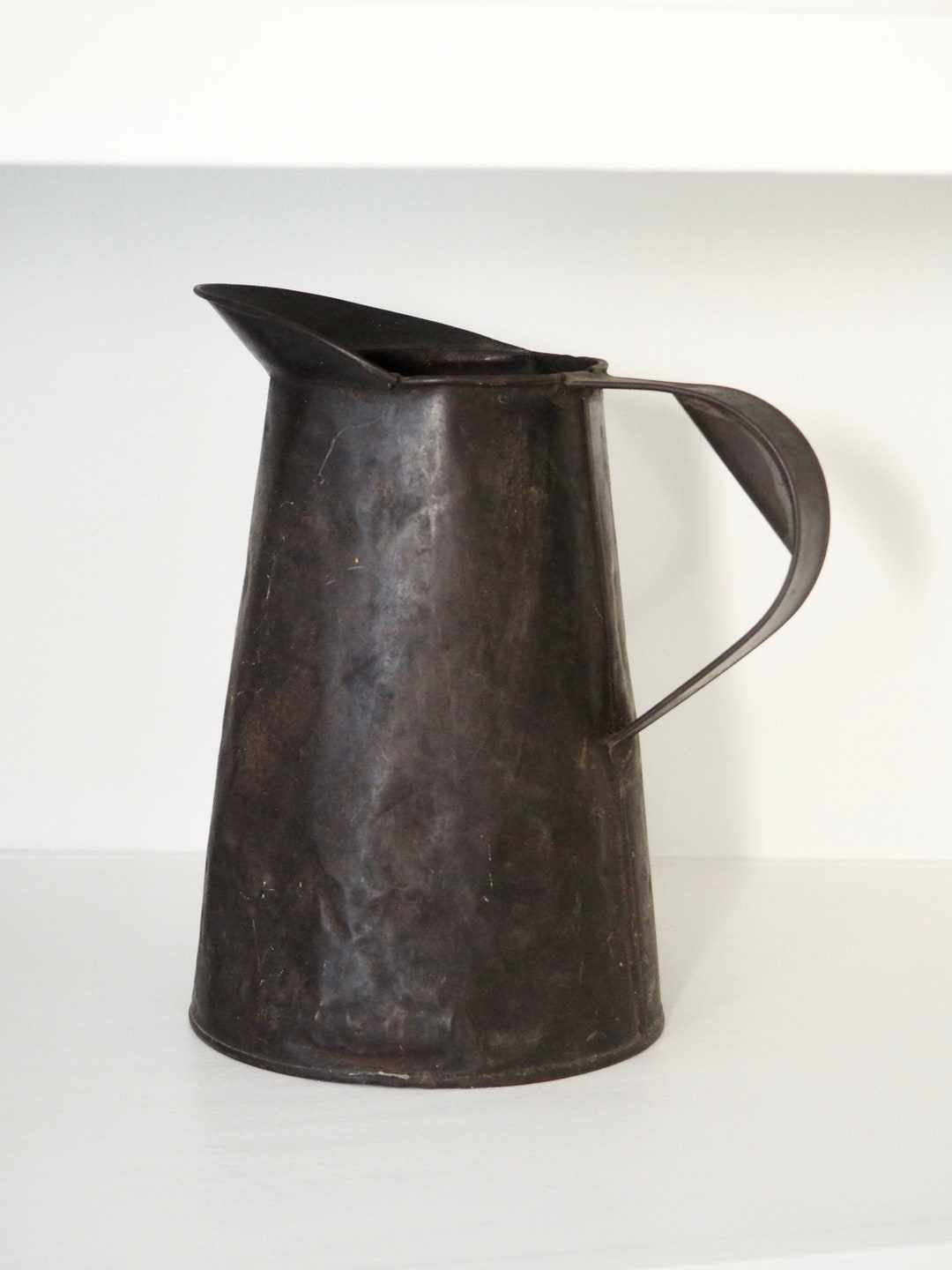 Primitive Iron Pitcher - Etsy