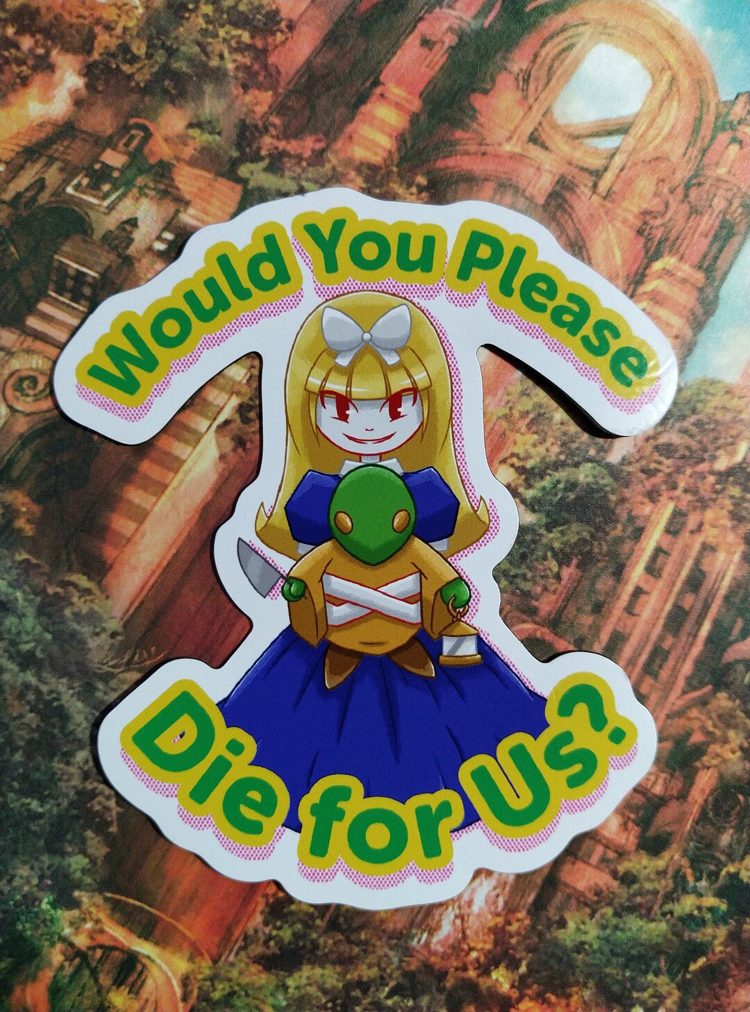 Alice & Tonberry, Final Fantasy, Persona, Cute Vinyl, Magnet, Alice ...