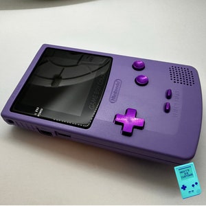 Game Boy Color Pro Mod Funny Playing IPS Giltesa USBC Rechargeable ...
