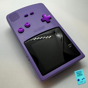 Game Boy Color Pro Mod Funny Playing IPS Giltesa USBC Rechargeable ...