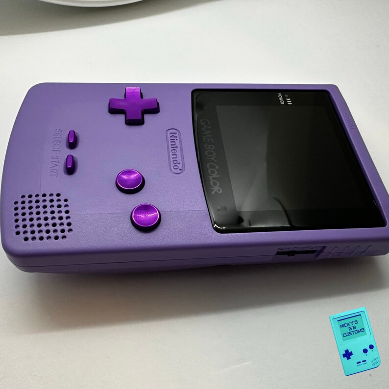 Game Boy Color Pro Mod Funny Playing IPS Giltesa USBC - Etsy