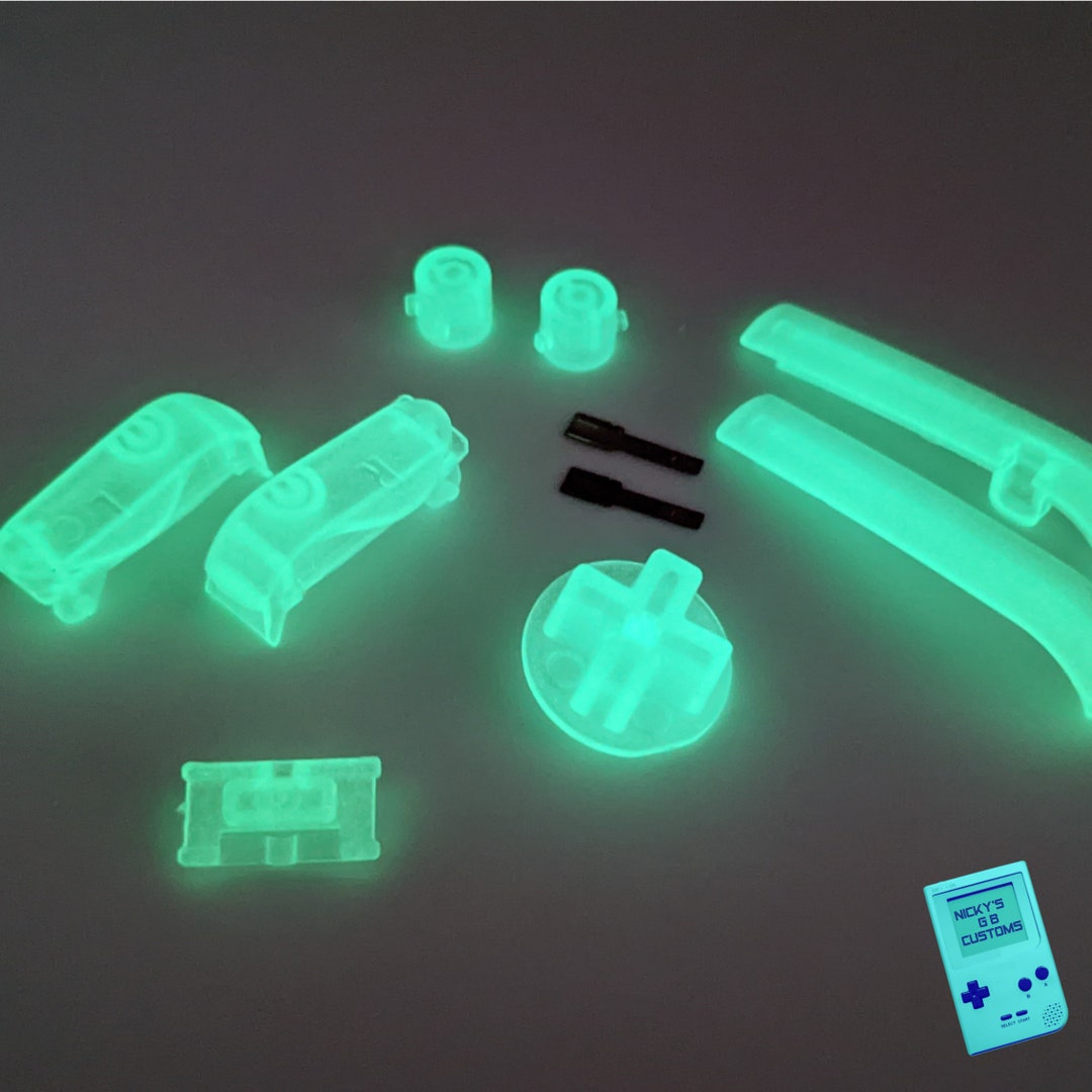 BRAND NEW Game Boy Advance GBA Translucent Premium Quality Button Set ...
