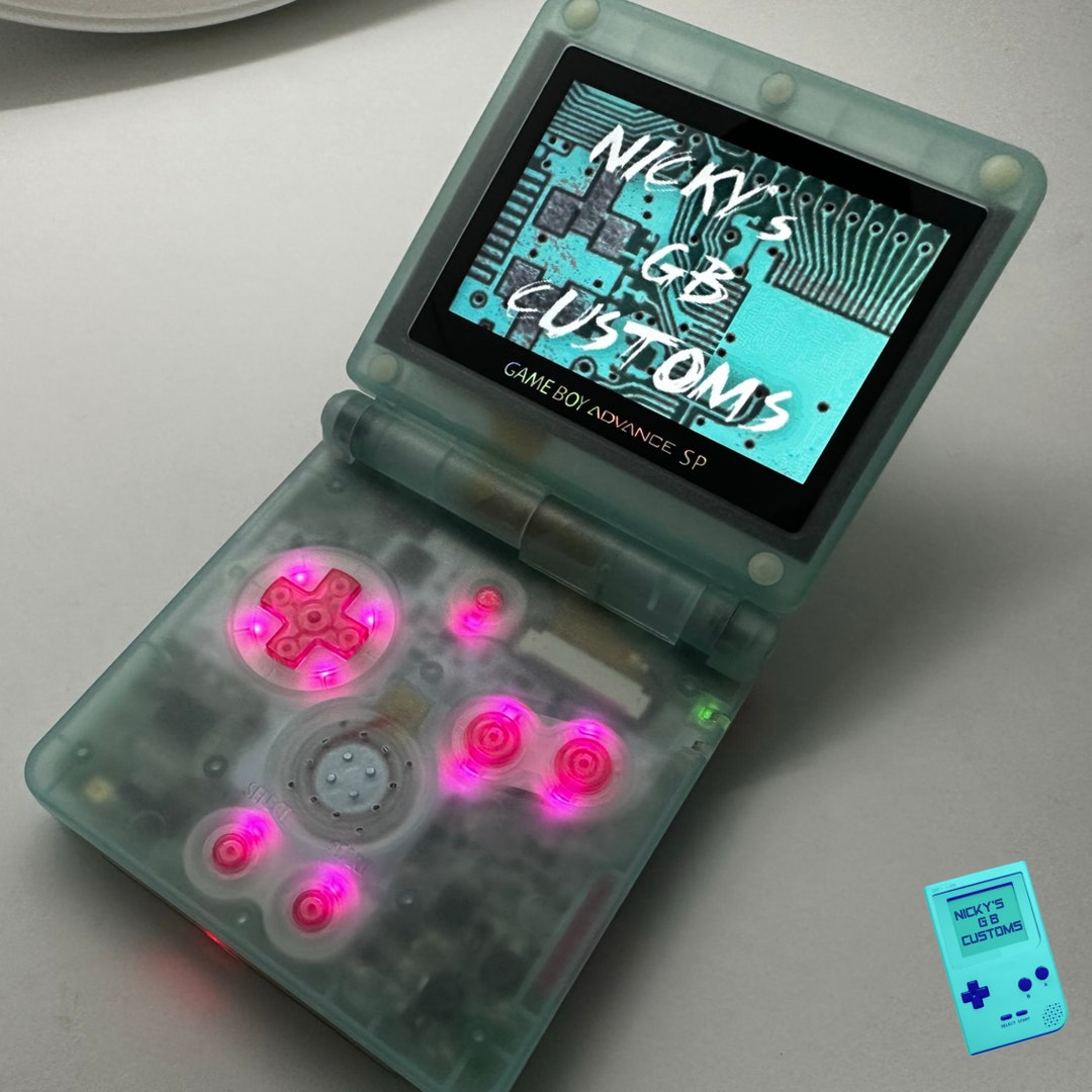 Game Boy Advance SP Pro Mod Funny Playing Latest Laminated IPS - Etsy
