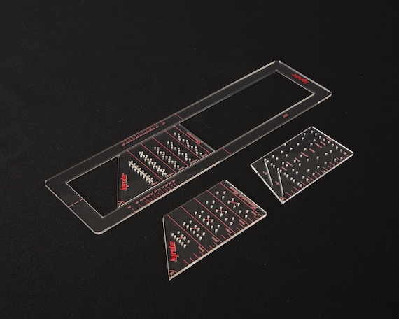 Handmade Calligraphy Ruler Set Makes Drawing Calligraphy - Etsy