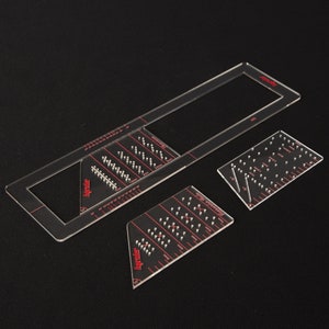 Handmade Calligraphy Ruler Set, Makes Drawing Calligraphy Guidelines ...