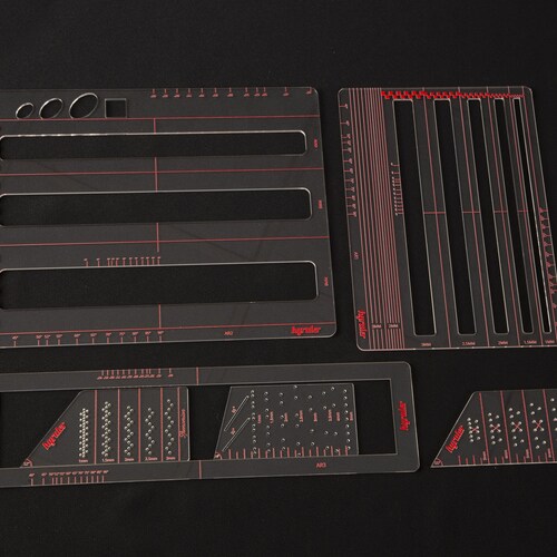 Handmade Calligraphy Ruler Set Makes Drawing Calligraphy - Etsy