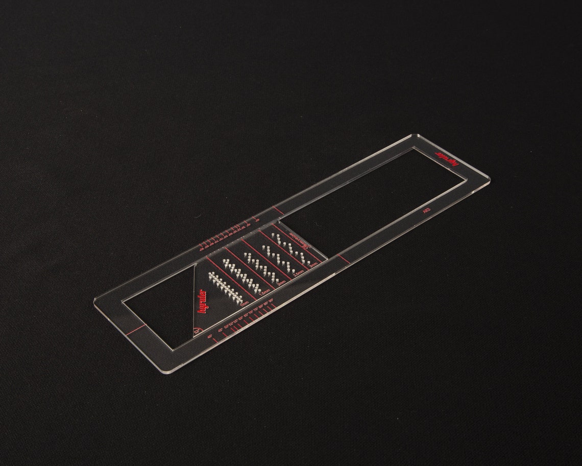 Handmade Calligraphy Ruler Set Makes Drawing Calligraphy - Etsy