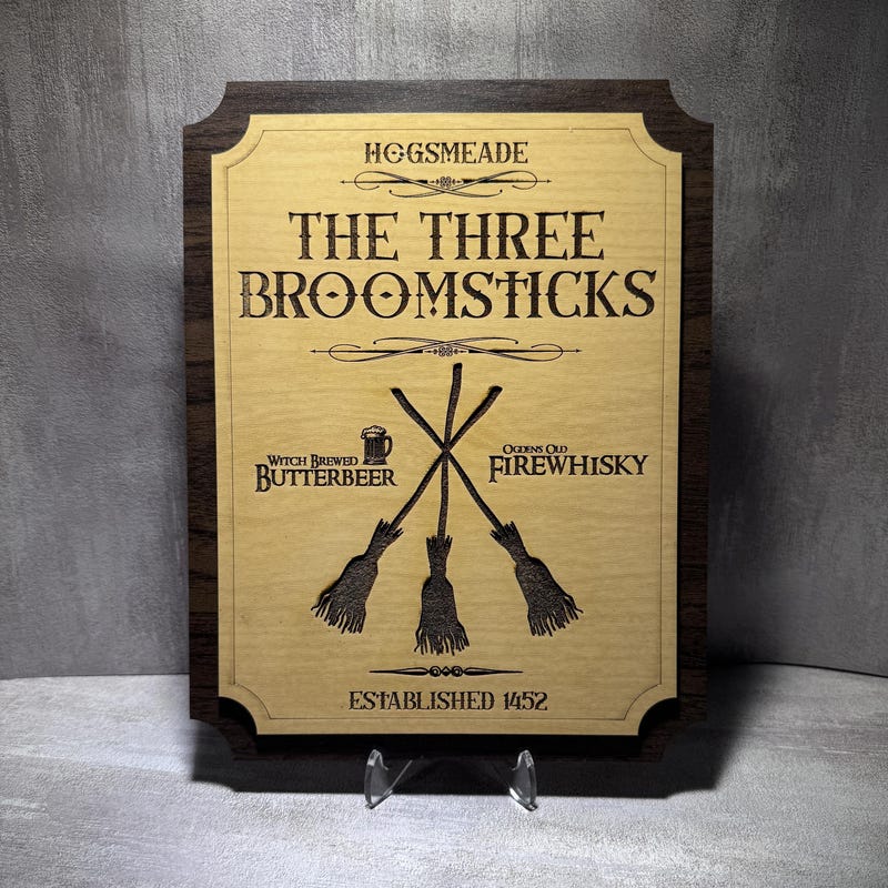 Three Broomsticks - Etsy