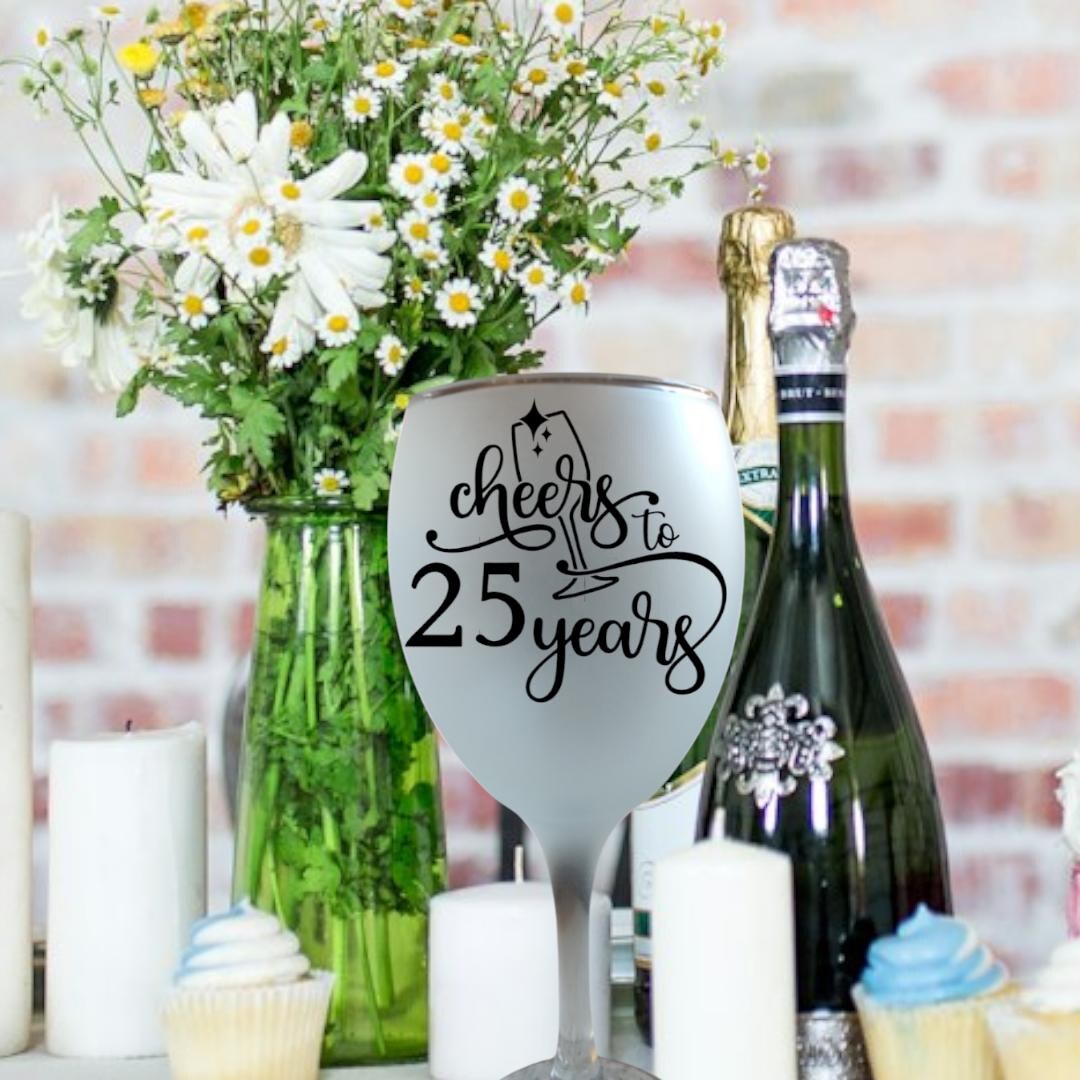 Personalized Engraved Birthday Wine Glass, Pint Glass Whiskey Glass ...