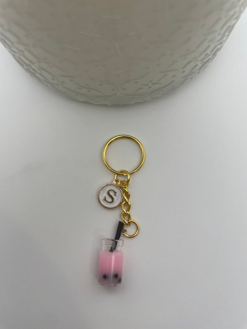 Customized Boba Keychain Bubble Tea Keychain Milk Tea | Etsy