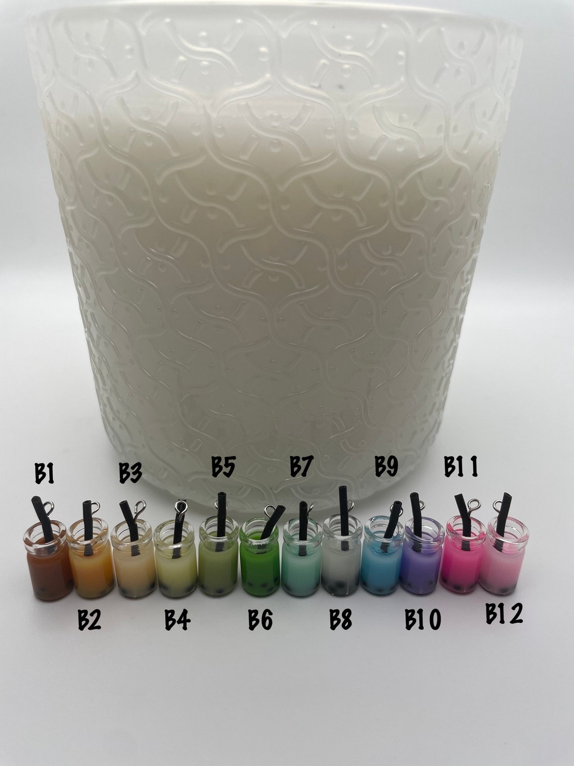 Customized Boba Keychain Bubble Tea Keychain Milk Tea - Etsy