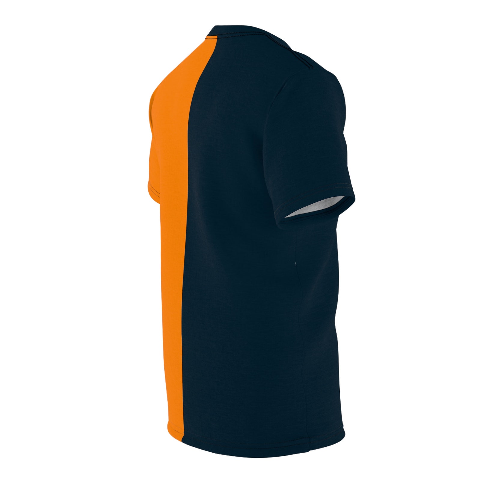 Blue & Orange Two Tone Adult Split Tee Half and Half - Etsy