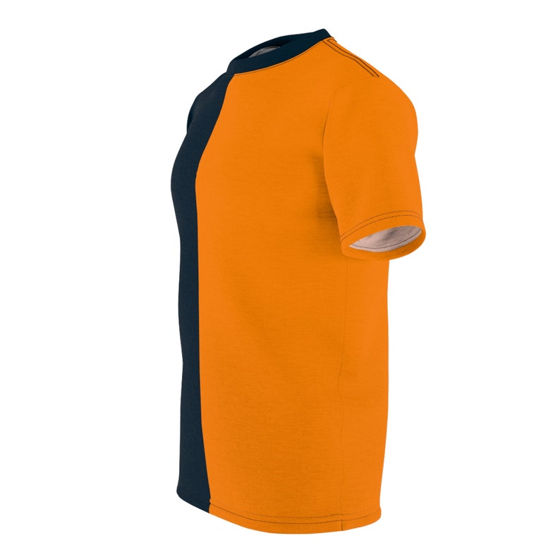 Blue & Orange Two Tone Adult Split Tee Half and Half - Etsy