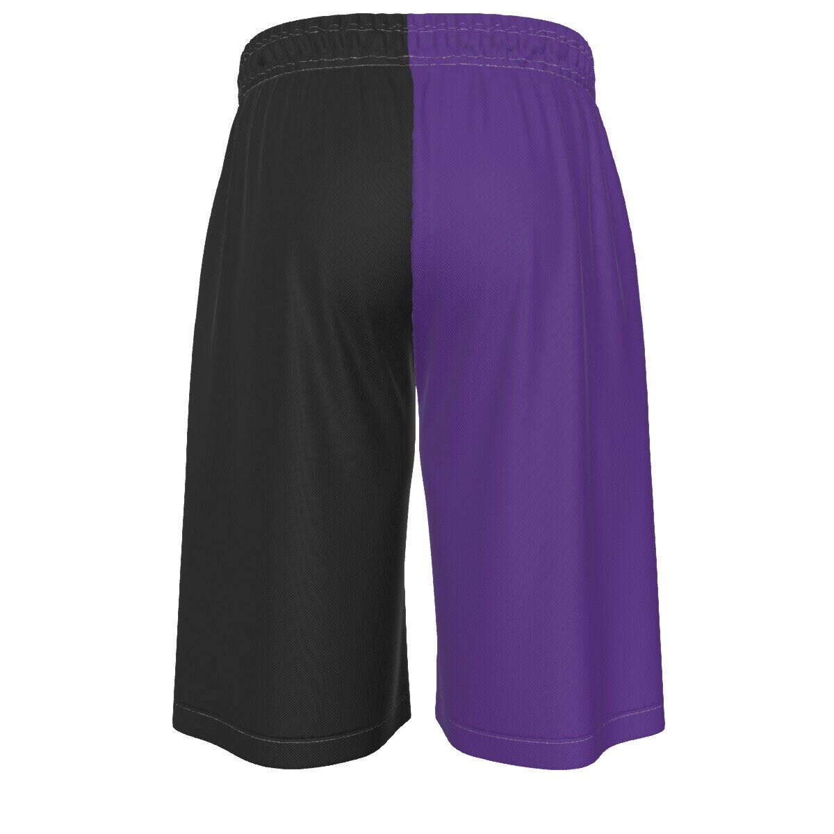 Purple and White Two Color Split Men's Over-the-knee Shorts - Etsy