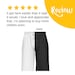 Black and White Two Color Split Men's Over-the-knee Shorts - Etsy