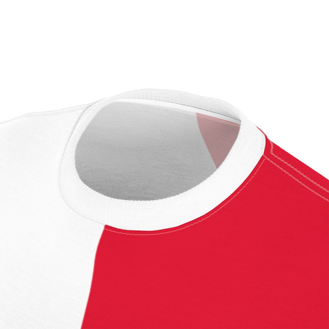Half Red & Half White Adult Split Tee Two Tone Half and Half Shirt - Etsy